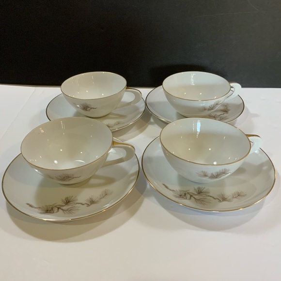 Sango | Dining | Larchmont Sango Tea Coffee Cups And Saucers Pine ...